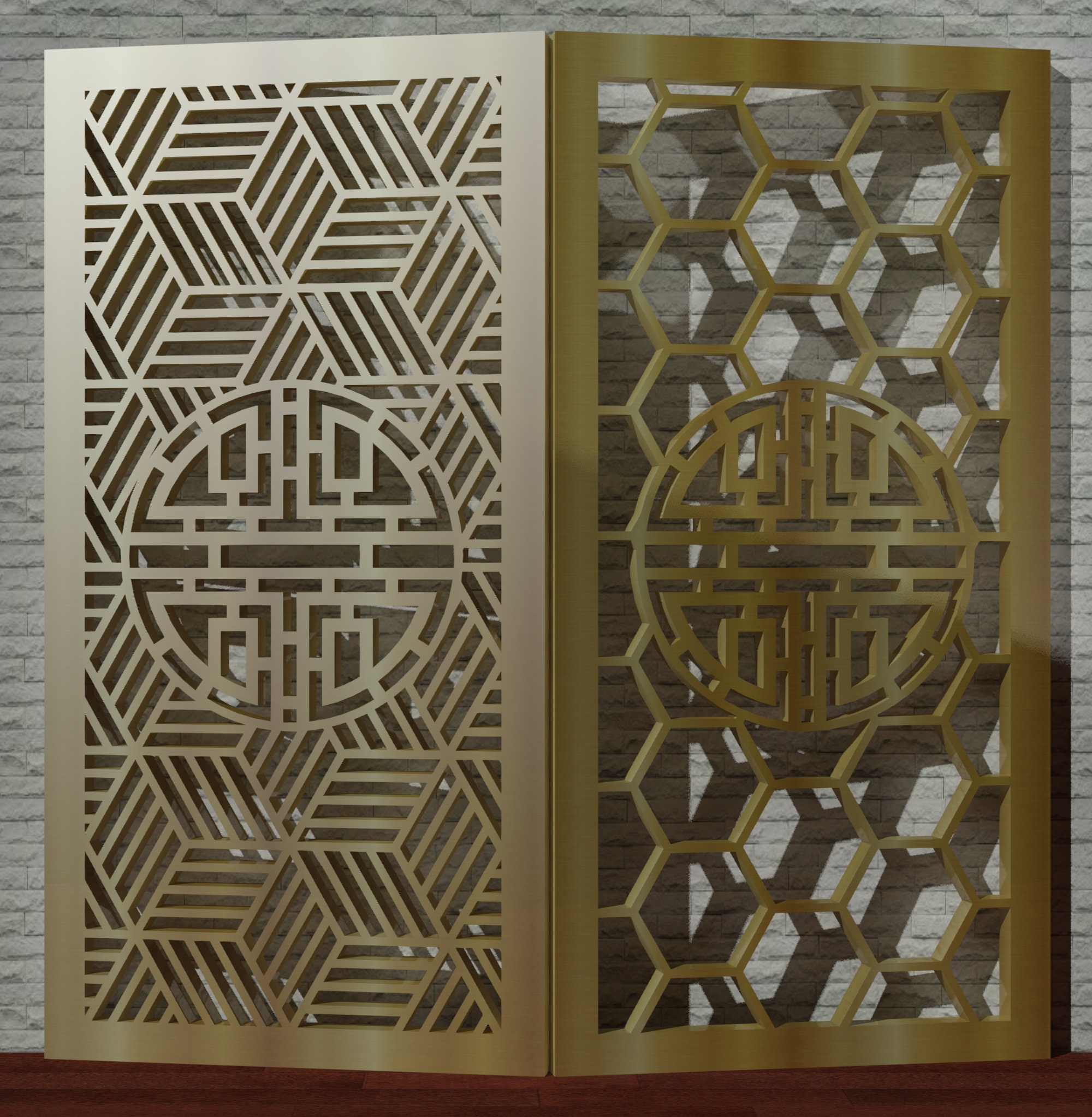 Decorative Screens 9 | 10 Digital Vector File Templates to Be Used for ...