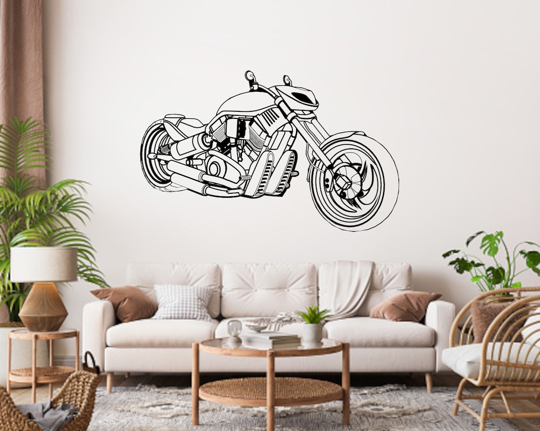 Motorcycle Art 7 | Affordable Motorbike Pattern Digital Vector File ...
