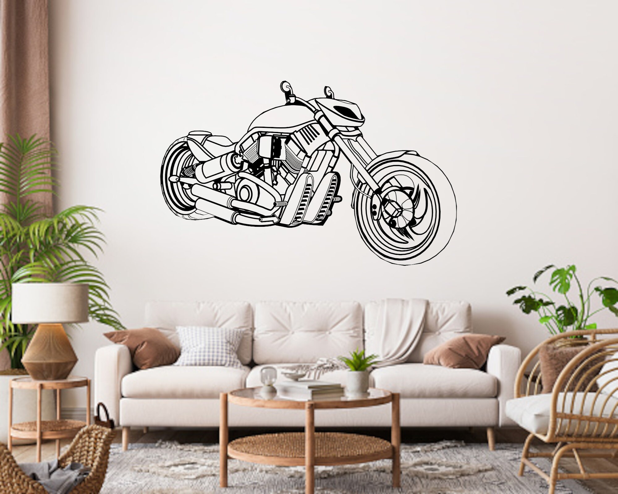 Motorcycle Art 7 | Affordable Motorbike Pattern Digital Vector File ...