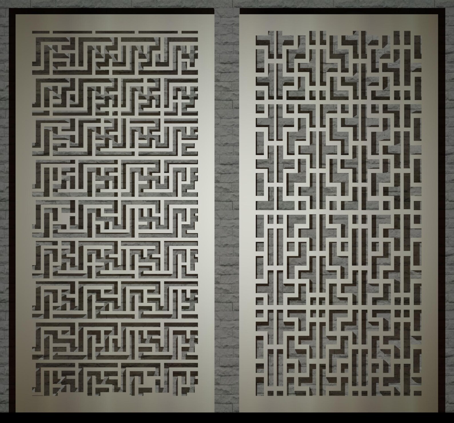 Decorative Screens 13 | 10 Digital Templates to Be Used for Laser ...