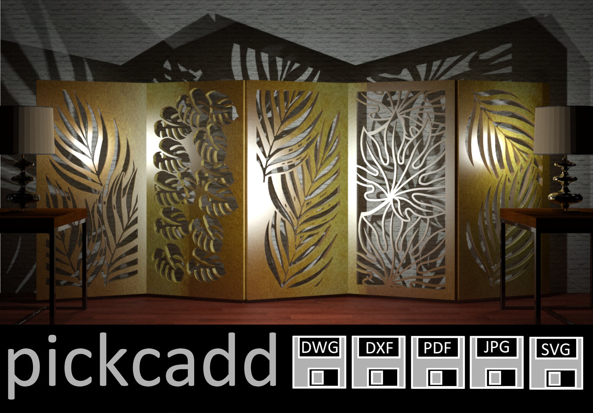 Decorative Screens 4 | 10 Affordable Organic Pattern Digital Vector ...