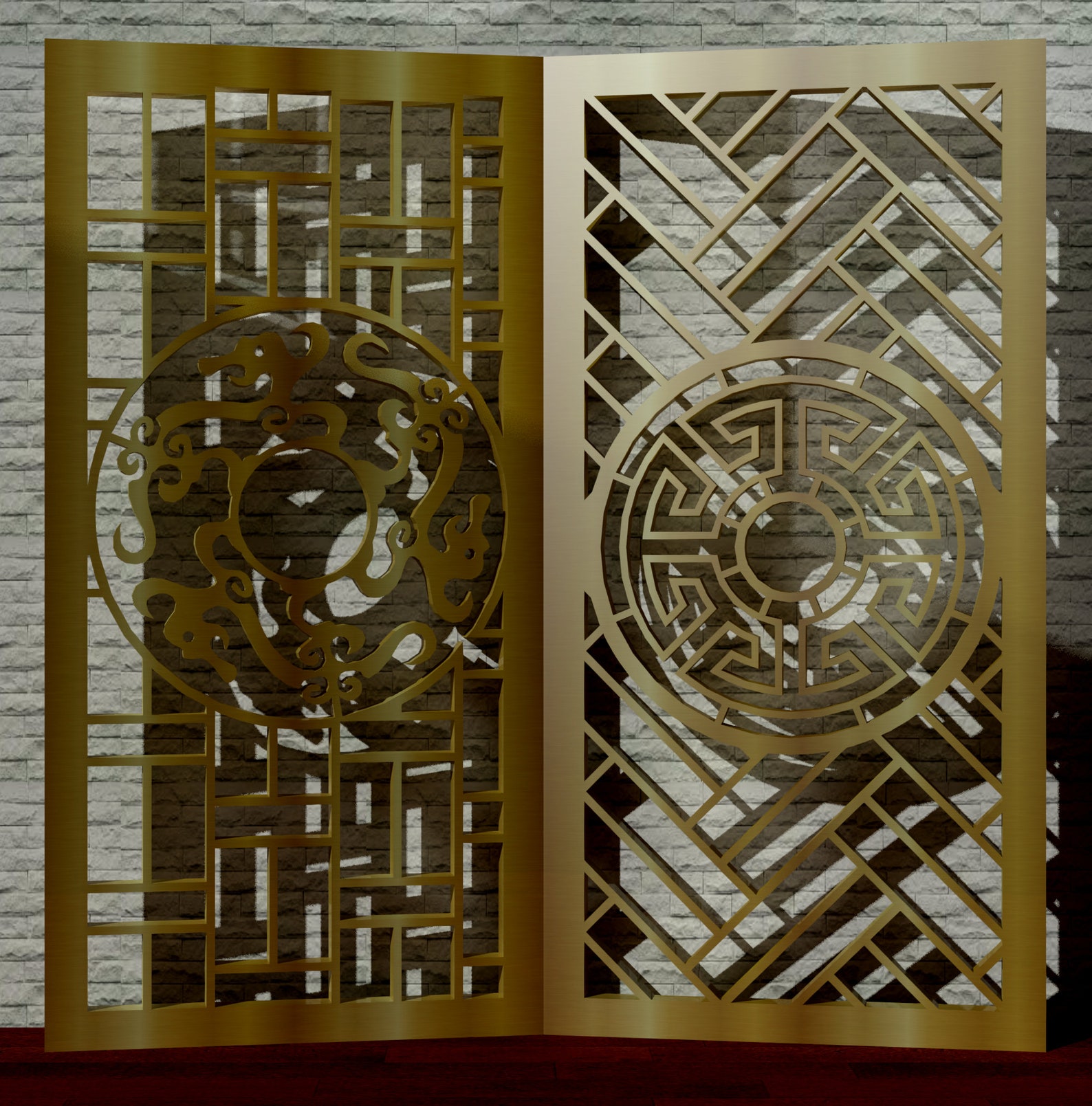 Decorative Screens 9 | 10 Digital Vector File Templates to Be Used for ...