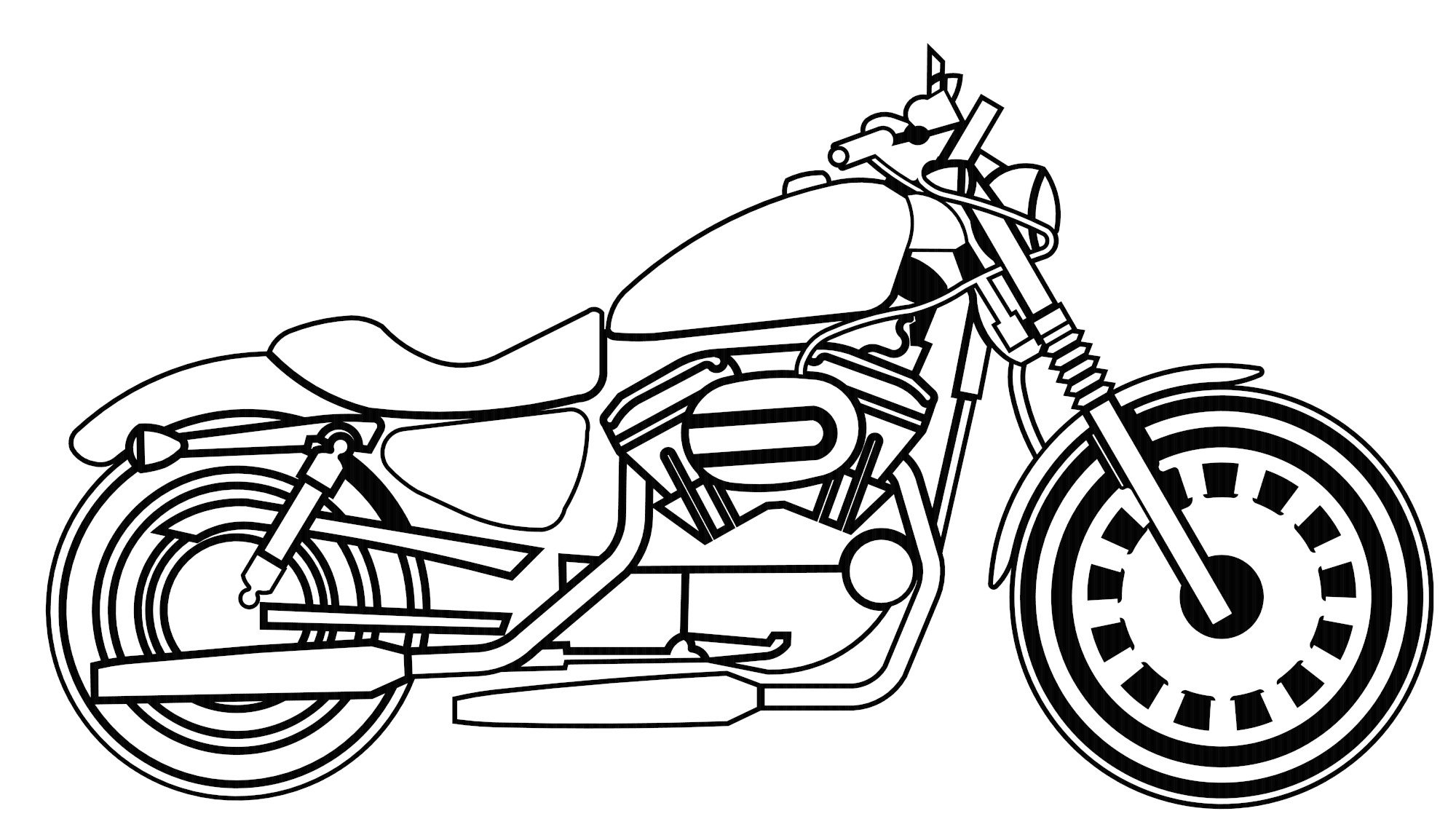 Motorcycle Art 2| Digital Vector File Templates, to Be Used for Laser ...