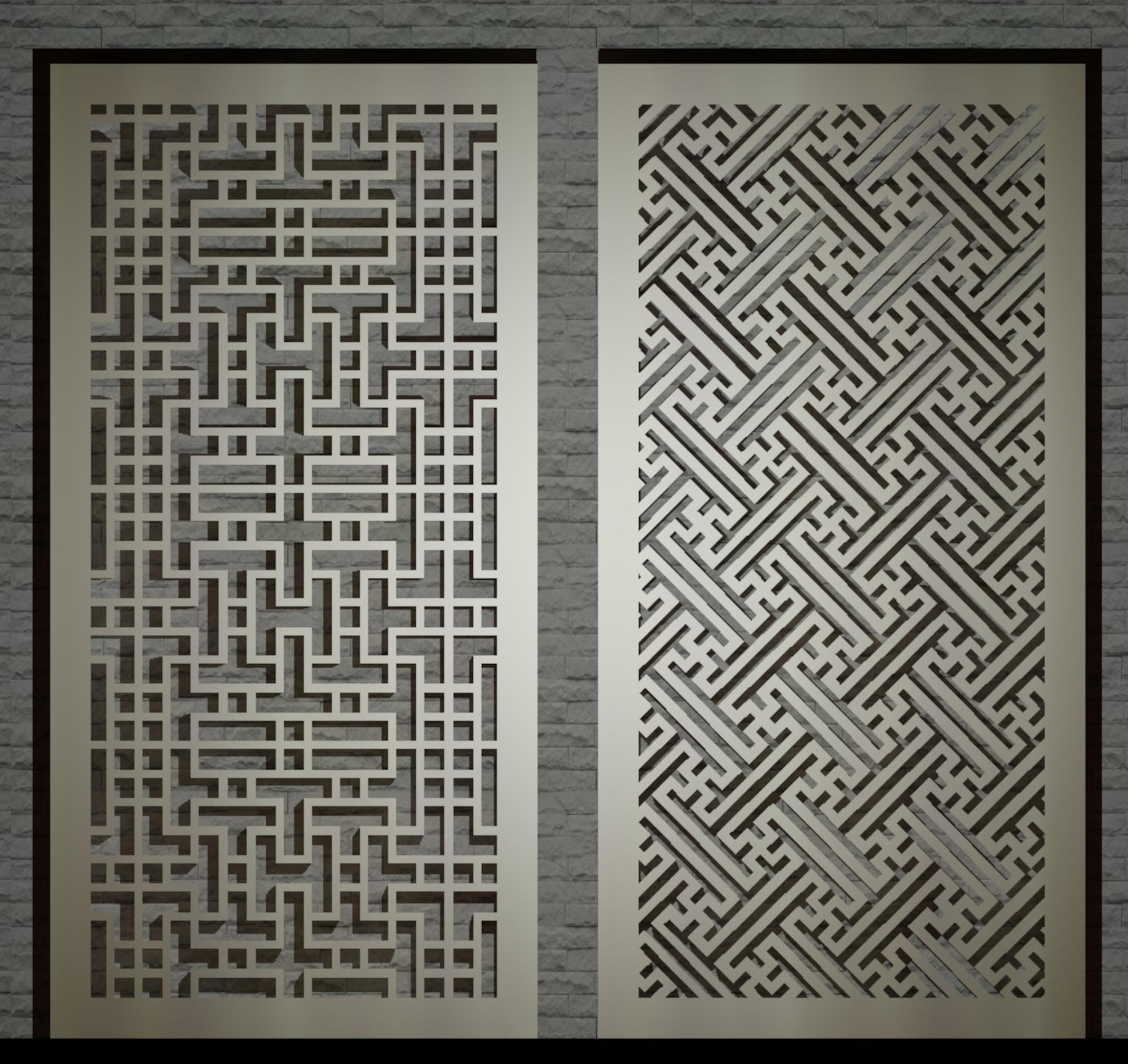 Decorative Screens 13 | 10 Digital Templates to Be Used for Laser ...