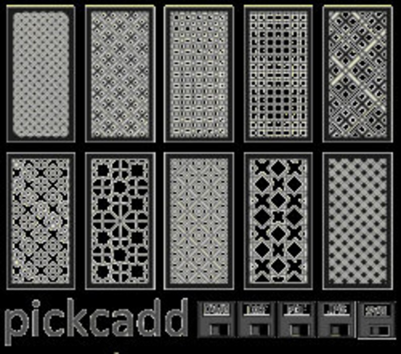 Decorative Screens 3 | 10 Affordable Modern Pattern Digital Vector File ...