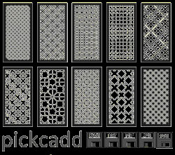 Decorative Screens 3 | 10 Affordable Modern Pattern Digital Vector File ...