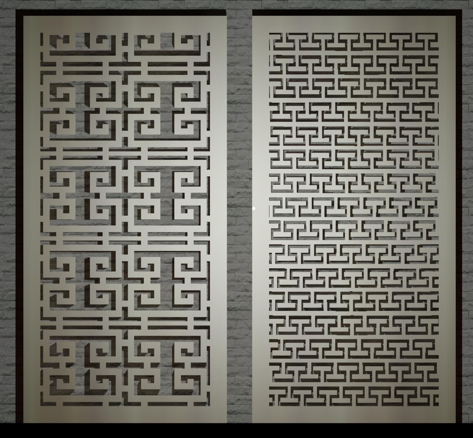 Decorative Screens 13 | 10 Digital Templates to Be Used for Laser ...