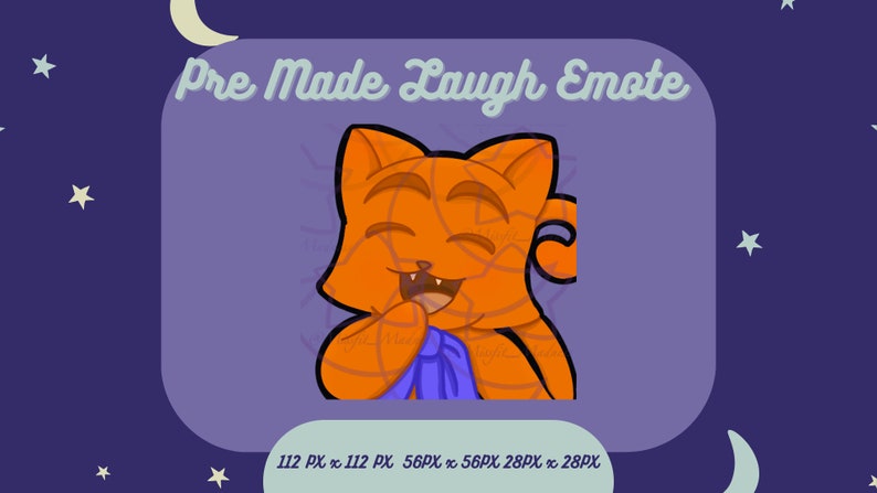 Cat Laugh Emote - Etsy