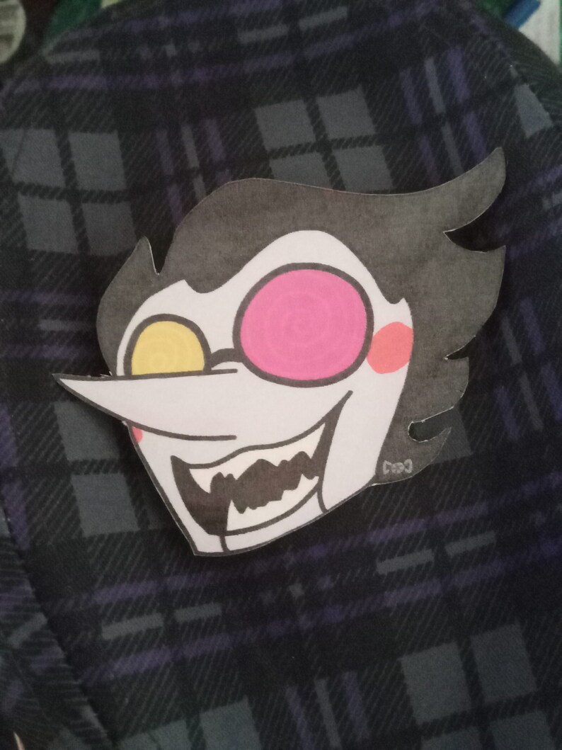 SPAMTON FACE includes Fangs - Etsy