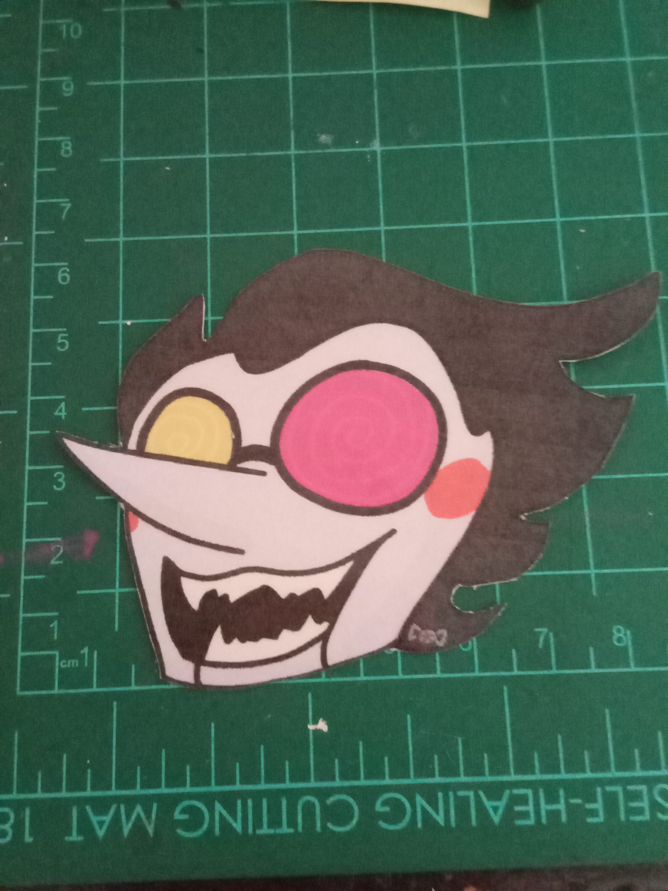 SPAMTON FACE includes Fangs - Etsy