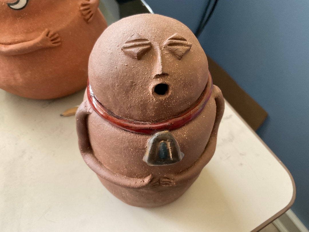 Shaman, Singing Pottery People Sculpture Beaker, Handmade Ceramic ...