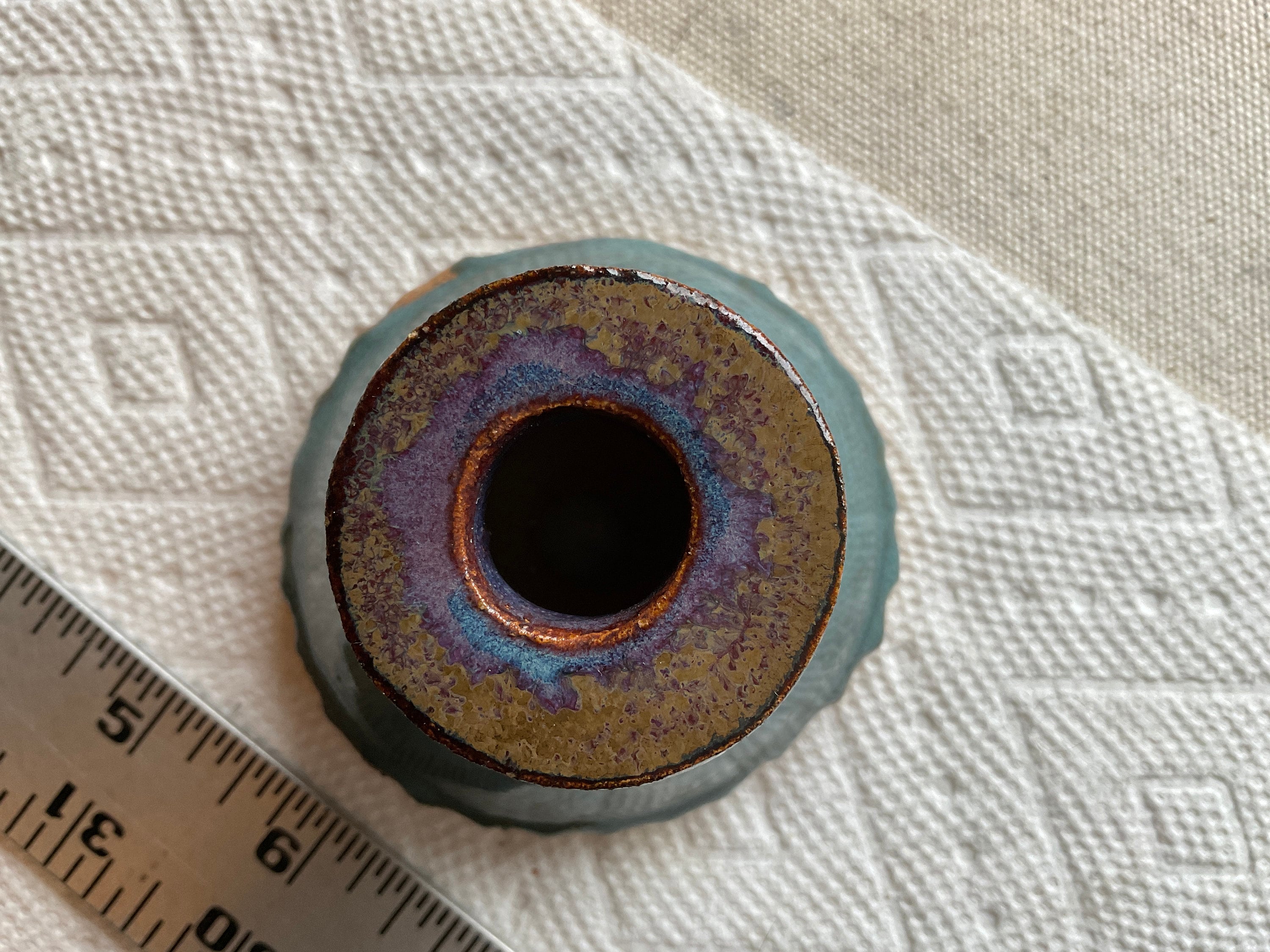 Handmade Stoneware Ceramic Pottery Cone Ink Well Signed Dated - Etsy