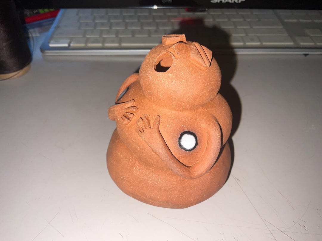 Ceramic Art, Singing Pottery People Beaker, Handmade Stoneware Ceramic ...