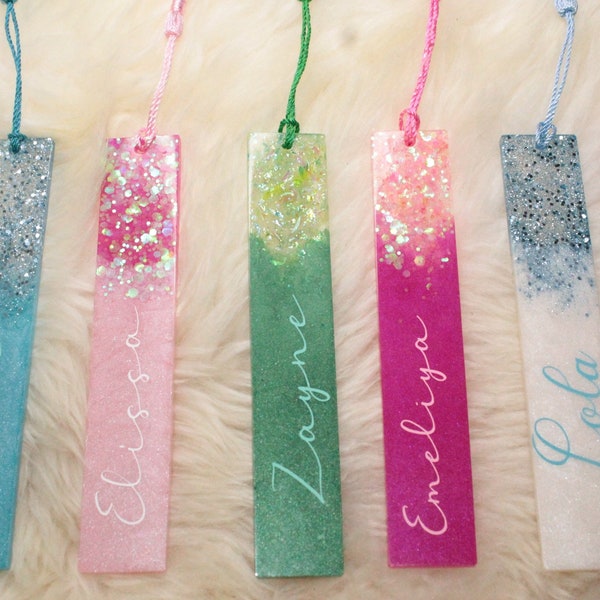Resin Bookmarks Rainbow - Etsy
