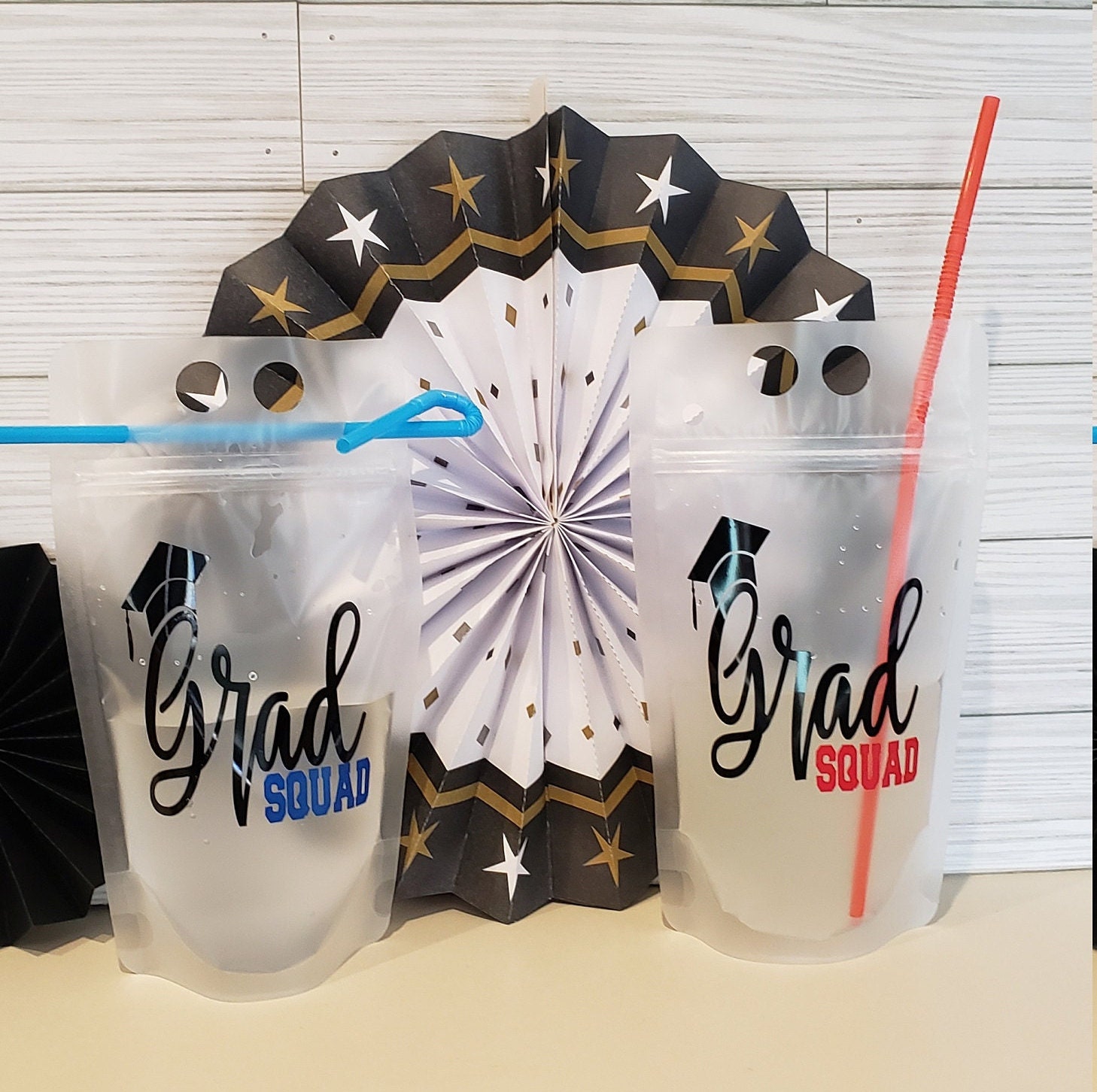 Graduation Party Drink Pouches Personalized Grad Drink - Etsy