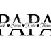 Papa Svg Fathers Day Svg, Custom Kid Names, Customizable Papa Split ...