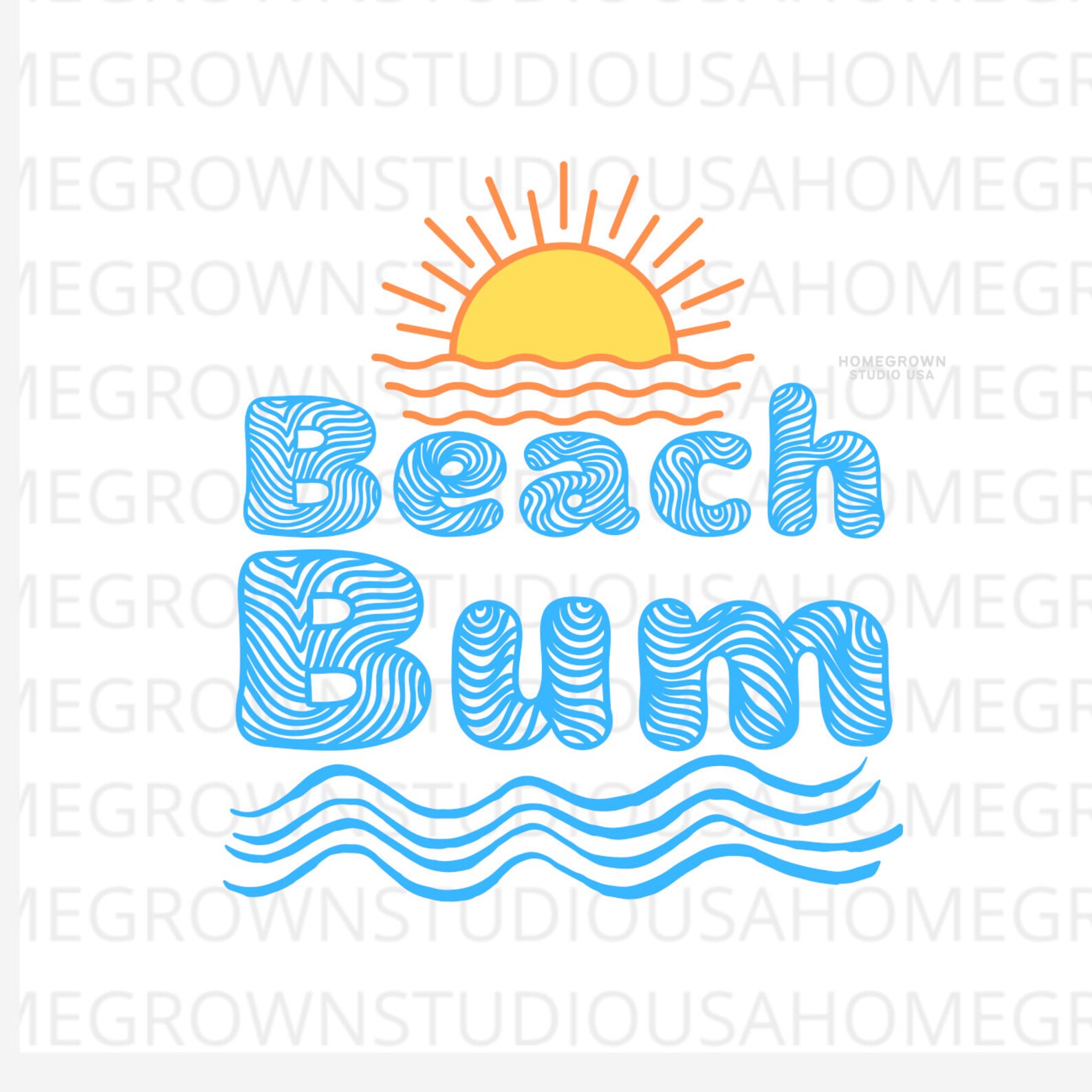Beach Bum SVG Summer Vacation Beach Svg Vacay Vibes Lake - Etsy