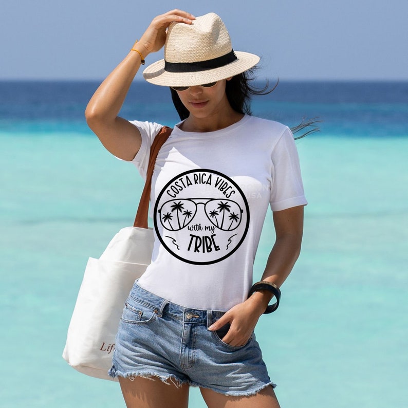 Costa Rica Vibes With My Tribe SVG, Spring Break, Family Vacation ...