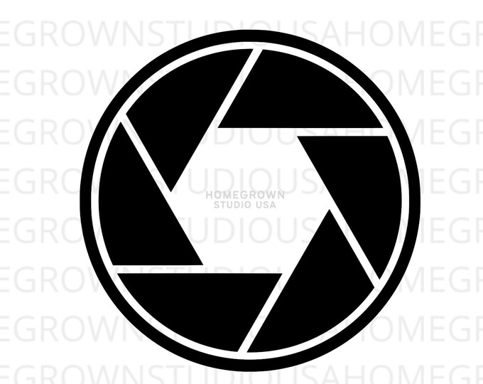Camera Shutter Svg, Camera Lens Svg, Photography Svg Vector Cut File ...