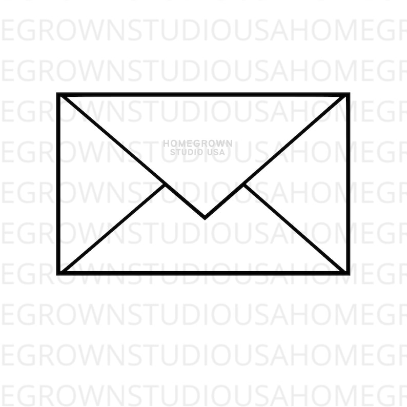 Envelope Svg Postal Letter Envelope Clipart Envelope Email | Etsy