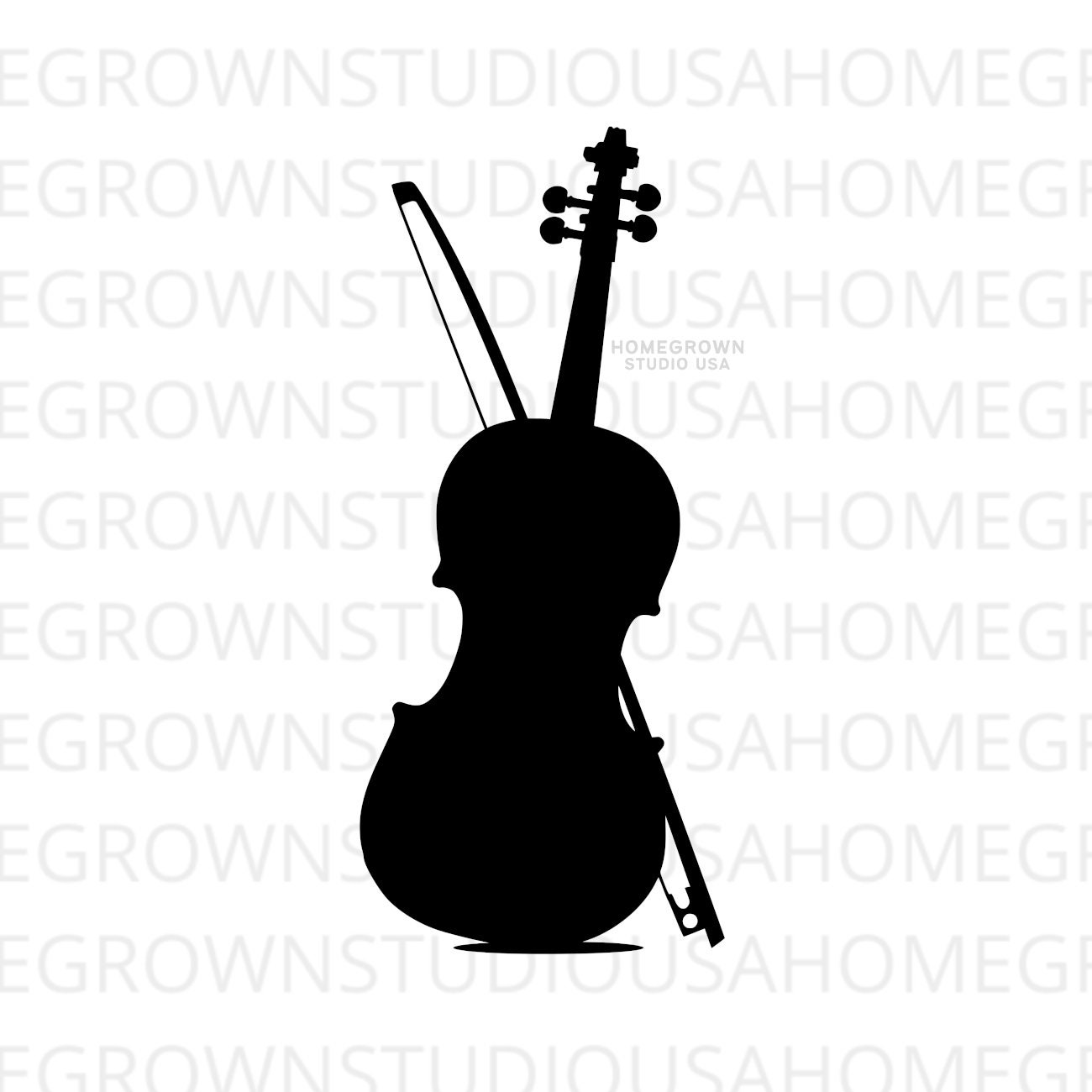Violin Svg Violin Dxf File Orchestra Musical Instruments | Etsy