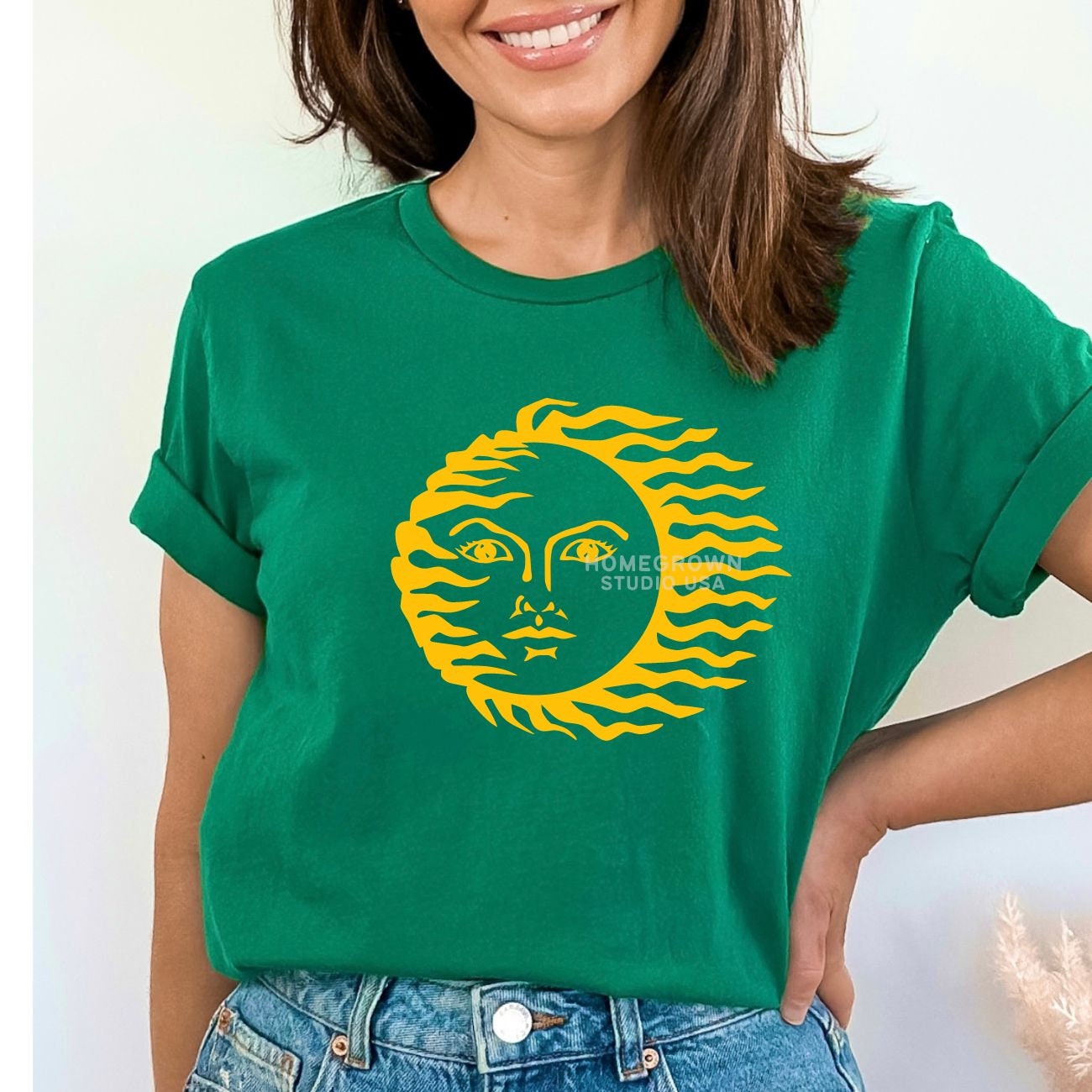 Yellow Sun Face SVG Sun Svg Summer Clipart Svg Sunshine Silhouette Svg ...