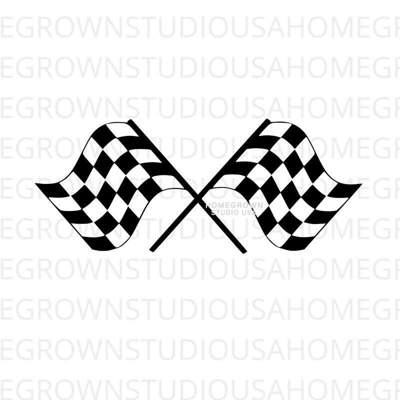 Checkered Flag Svg - Etsy