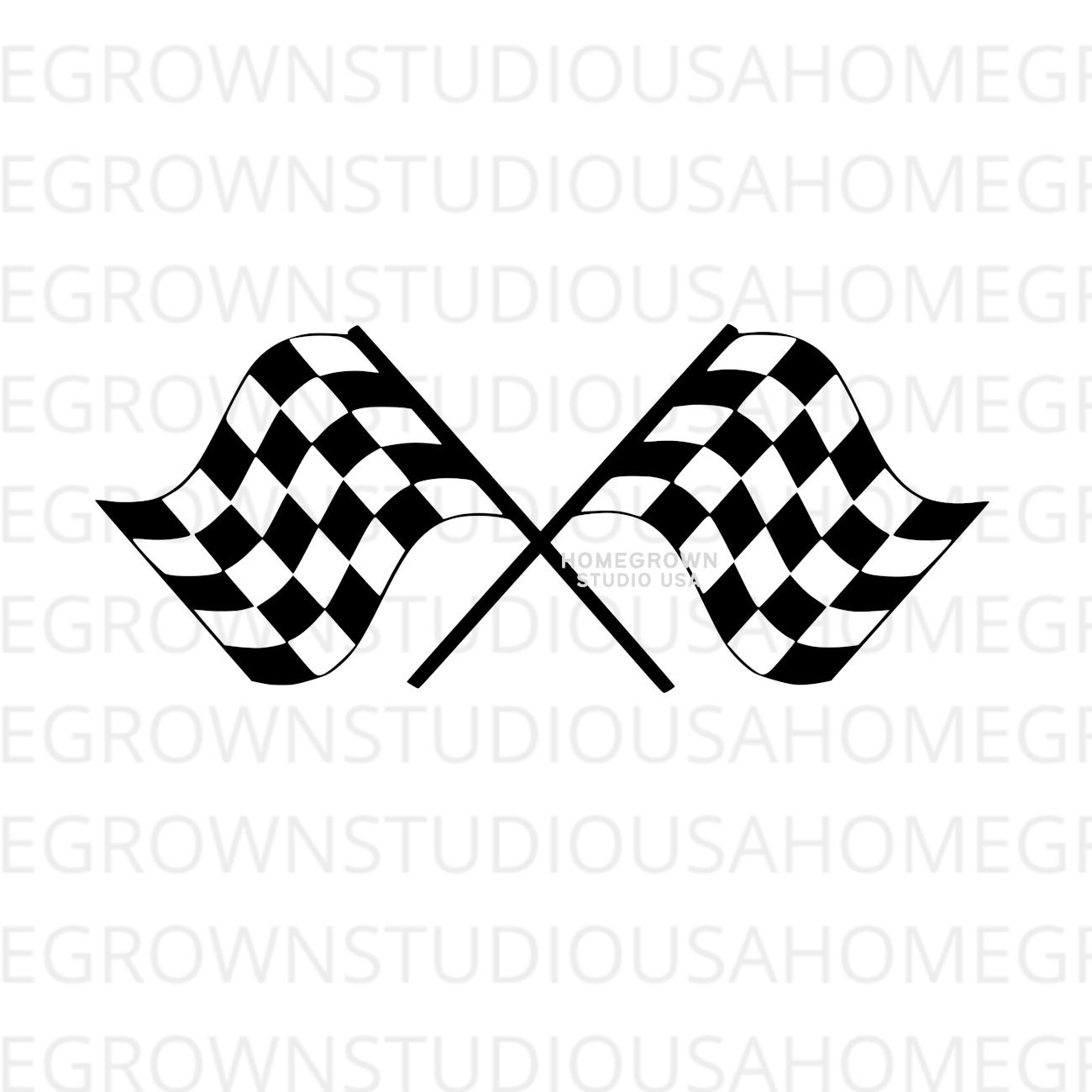 Checkered Flag Border Clipart
