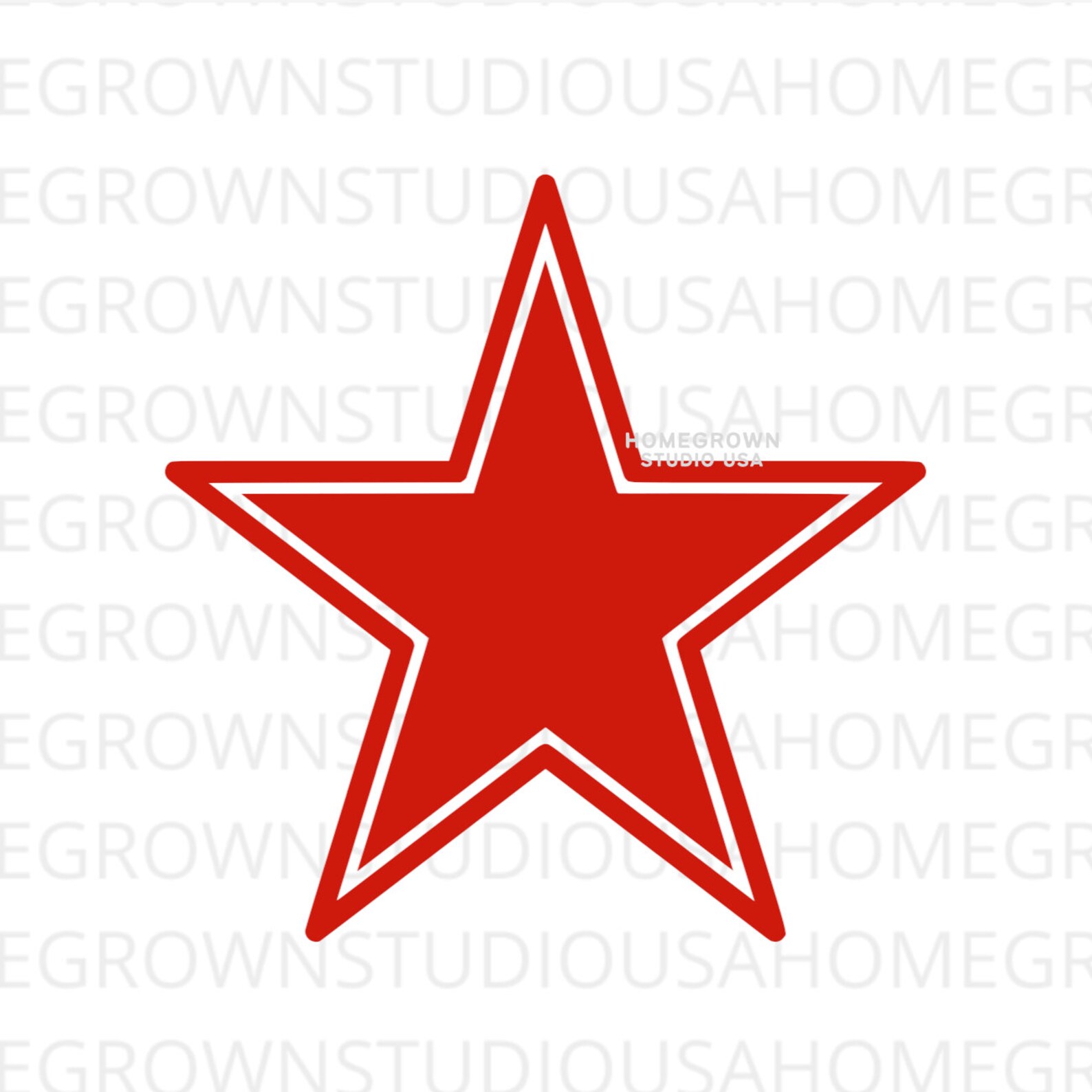 Star SVG Red Star Svg Star Digital Clipart Cut File - Etsy