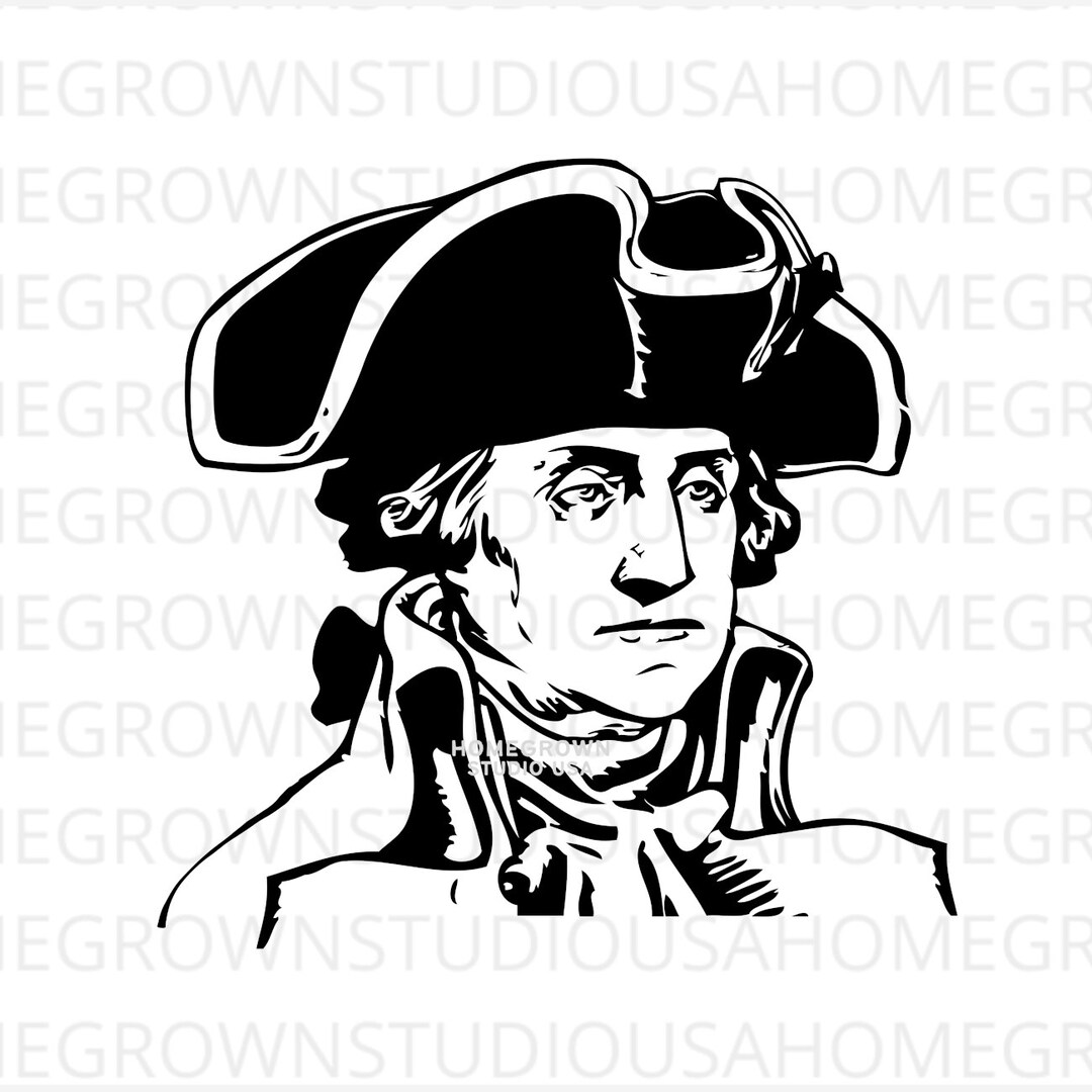 George Washington Svg, American President Svg, Patriot US President ...