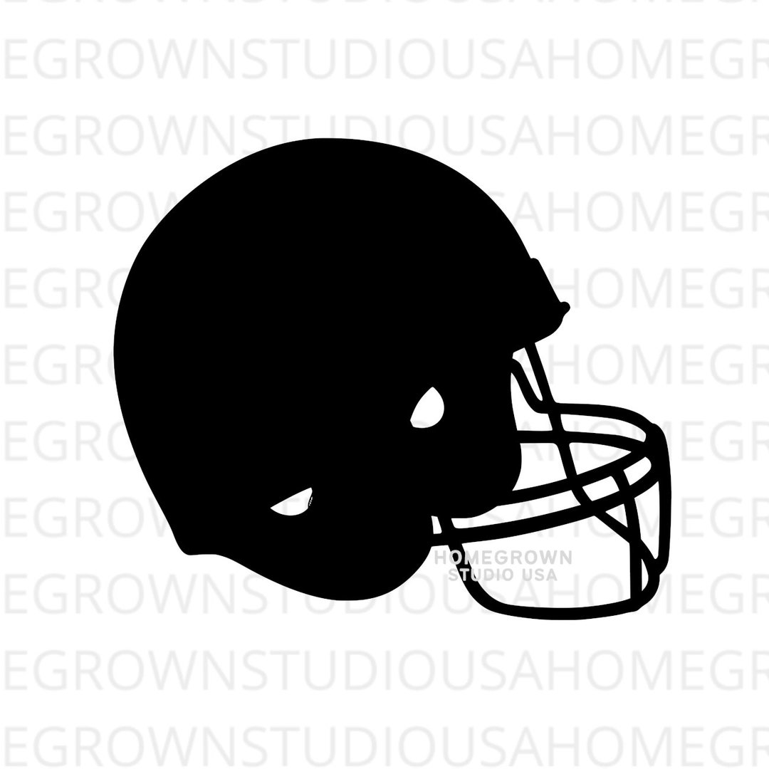 Football Helmet Svg File, Football Clipart , Commercial Use, Svg, Dxf ...