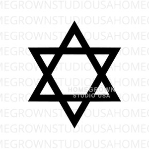 Star of David Svg, Hanukkah Clipart. Jewish Star Svg, Dxf, Eps Png Jpg ...