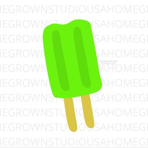 Green Popsicle Svg Food Svg Popsicle Clipart Summer Food Popsicle ...
