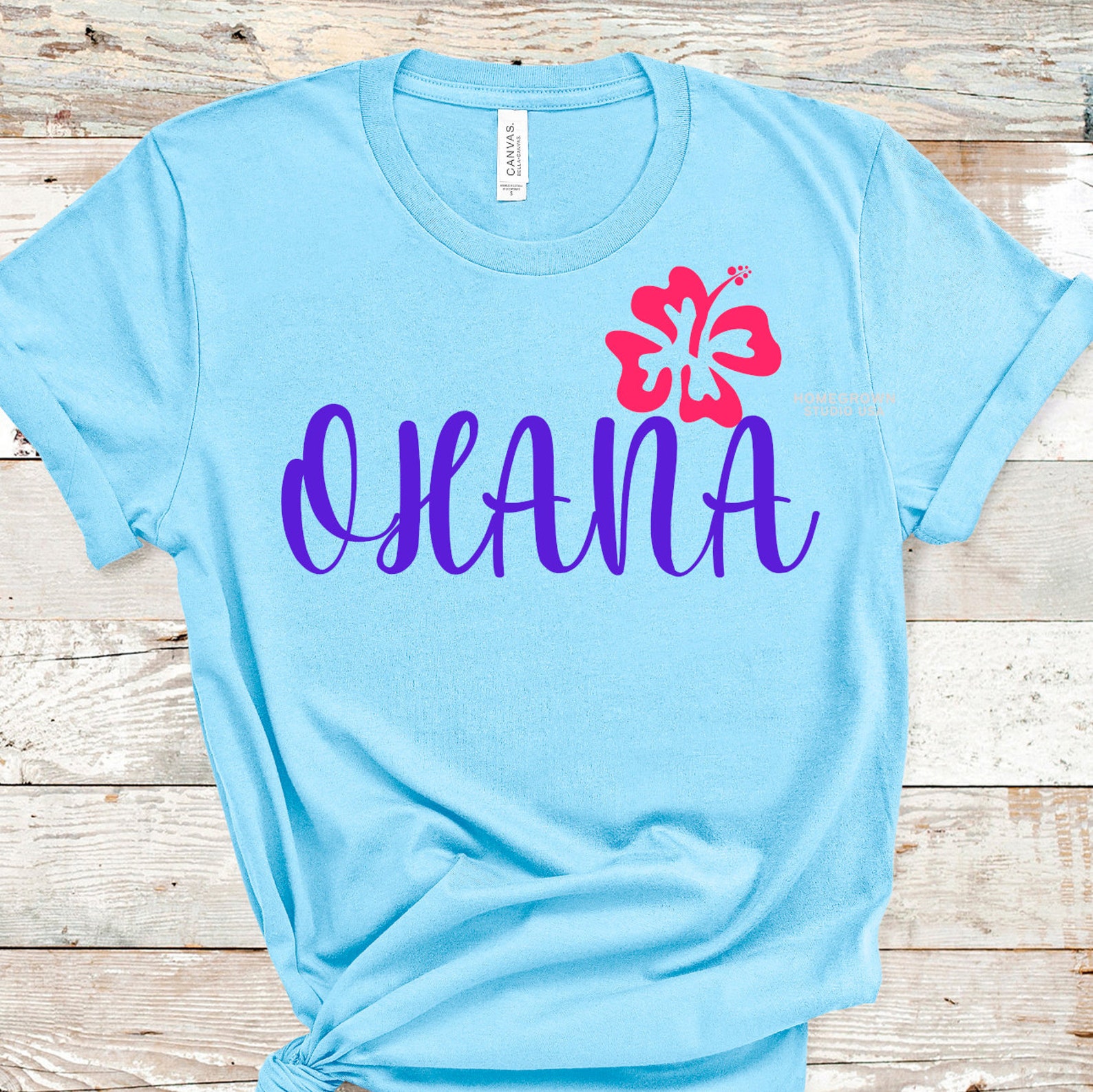 Ohana With Hawaiian Flower Svg, Ohana Svg, Family Svg, Ohana Png ...