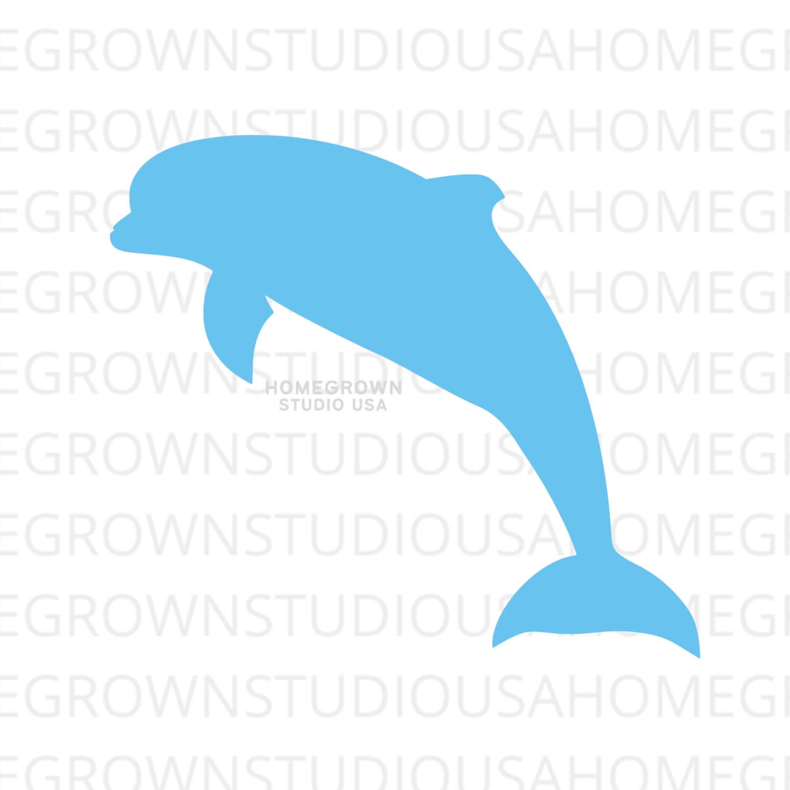 Dolphin Svg Ocean Svg Fish Svg Dolphin Clipart Vector Svg - Etsy