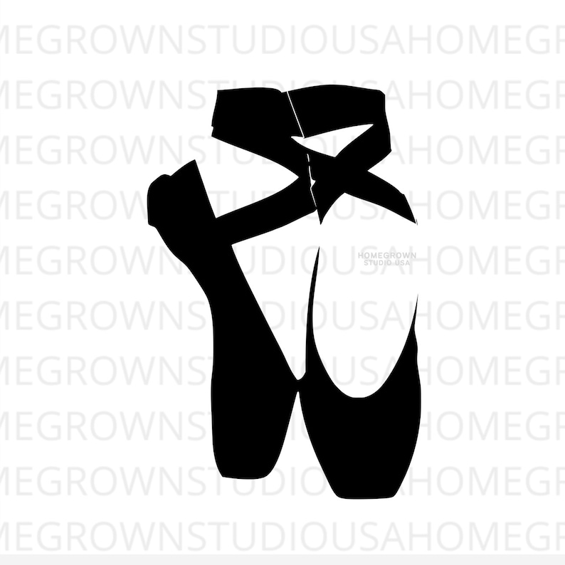 Ballet Slippers Svg, Dancer Clipart, Ballet Shoes Svg Png, Commercial ...