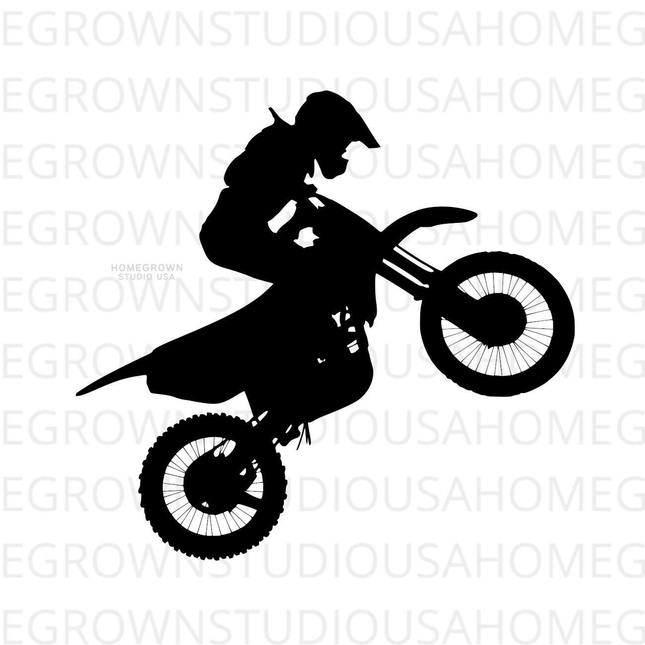 Dirt Bike Stencil