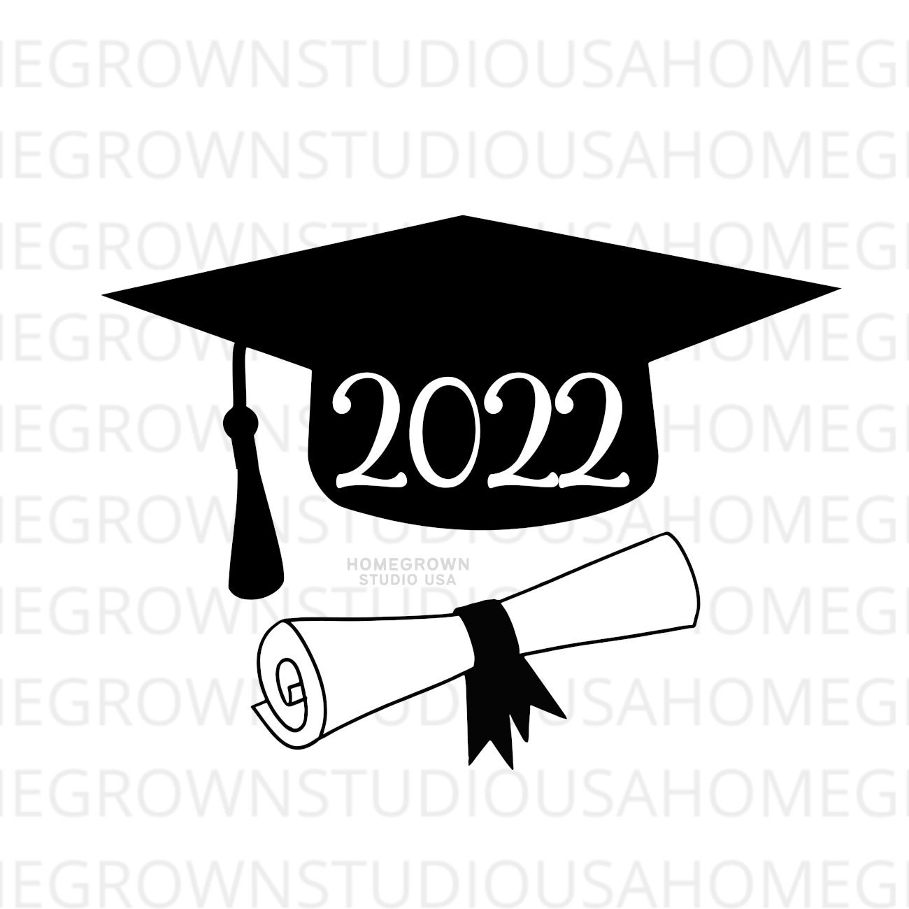 Graduation Hat And Diploma 2022