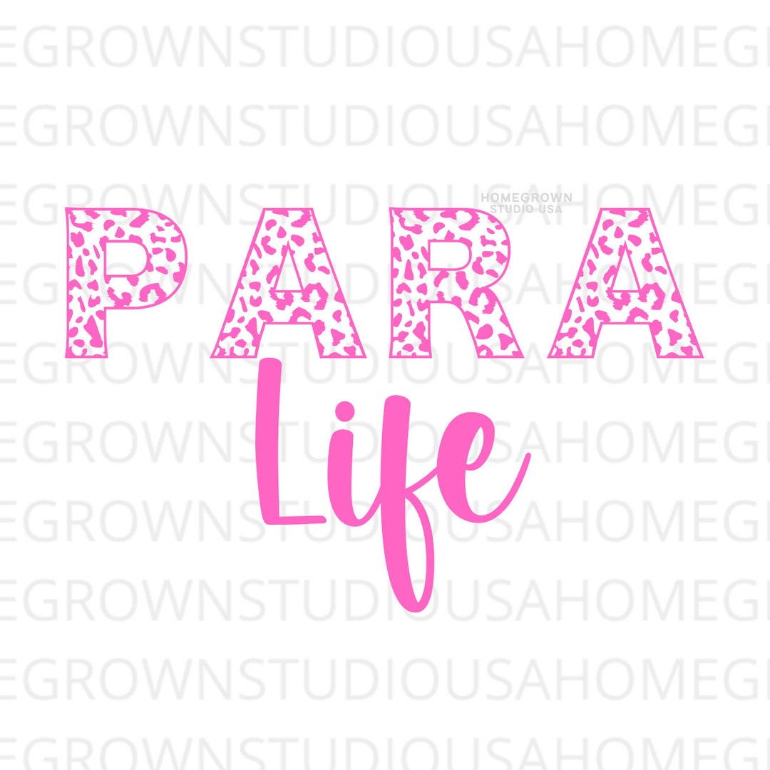 Para Life Svg, Leopard Teacher Svg, Teacher Saying, Para Professional ...