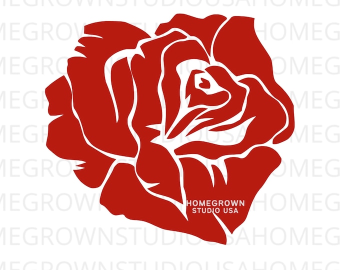 Single RED Rose Download Vector Cut File, Bmp,png, Jpg Cricut ...