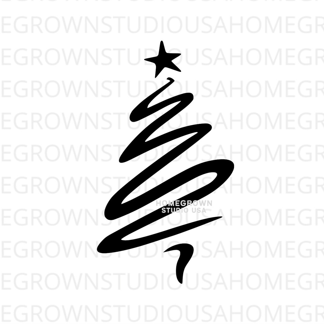 Christmas Tree Svg, Christmas Tree Star Svg, Christmas Clipart, Svg ...