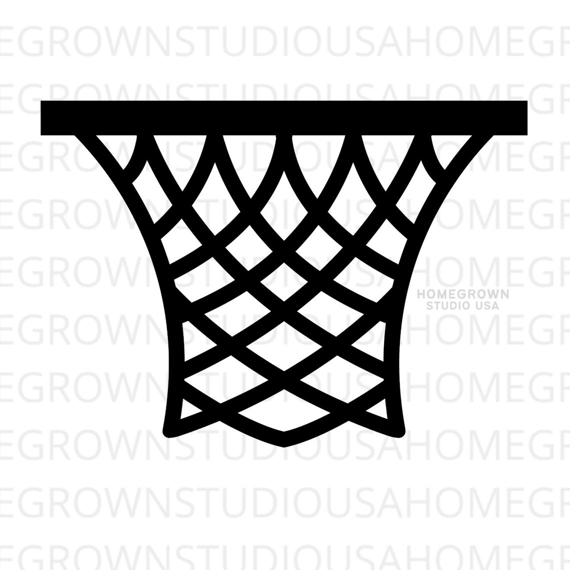 Basketball Hoop Svg Basketball Net Svg Sports Clipart. - Etsy