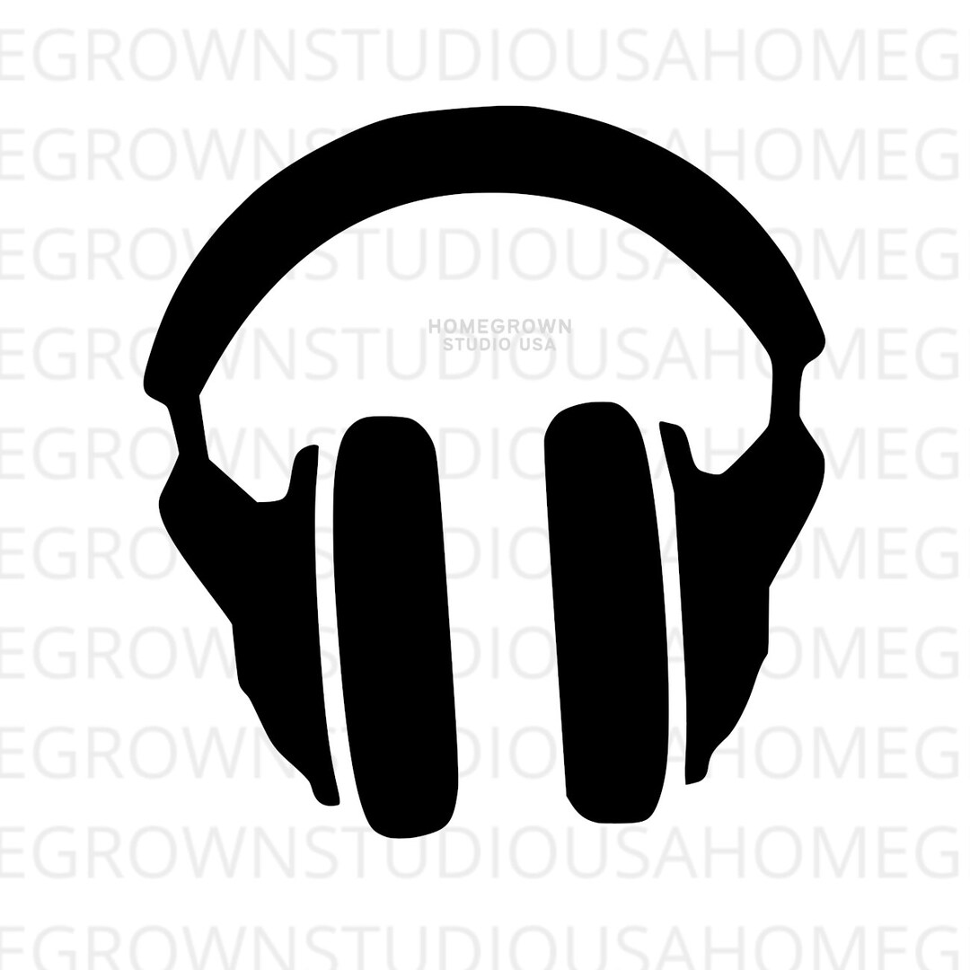 Headphones Svg, Wireless Bluetooth Gaming Clipart Files, Commercial Use ...