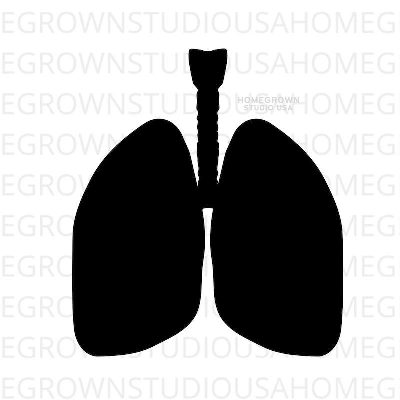 Lung Svg - Etsy