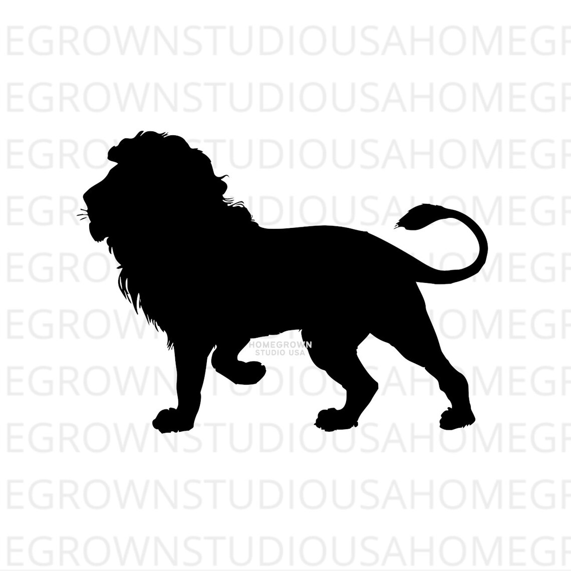 Lion SVG, Lion Silhouette Svg Lion Clipart Vector, Animal Svg Svg, Dxf ...