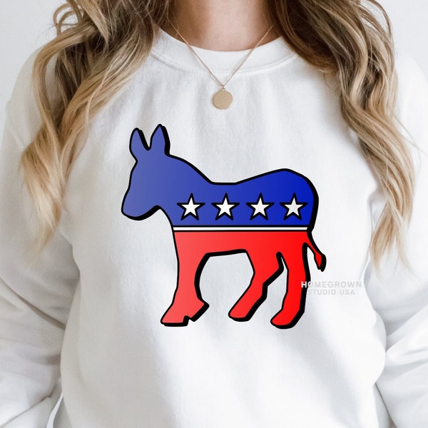 Democrat Donkey Svg - Etsy