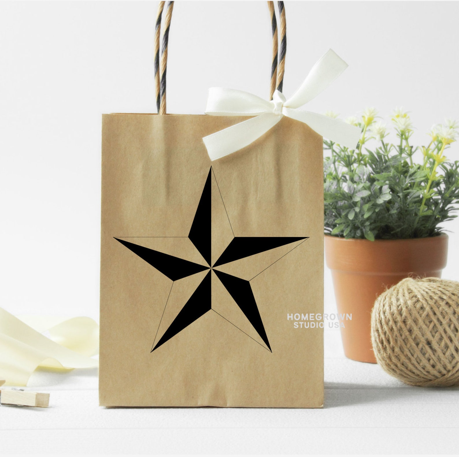 Nautical Star SVG Nautical Star Cut File Silhouette Military | Etsy