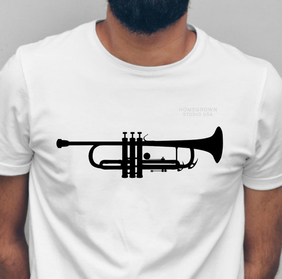 Trumpet Svg Music Instrument Svg Music Clipart Commercial | Etsy