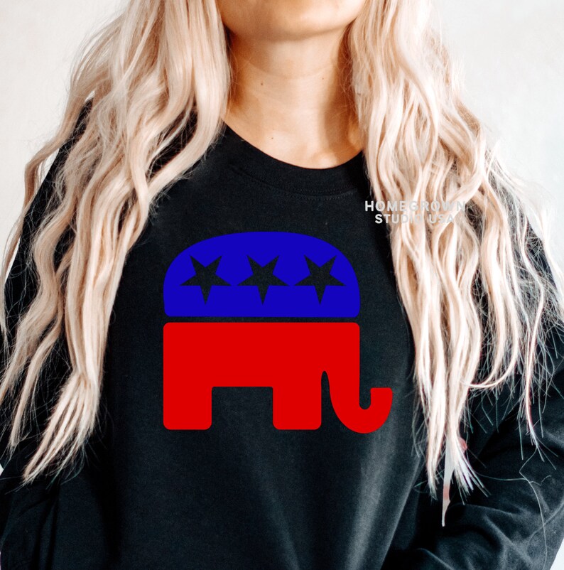 Republican Elephant Svg, Republican Svg, Political Clipart, Republican ...