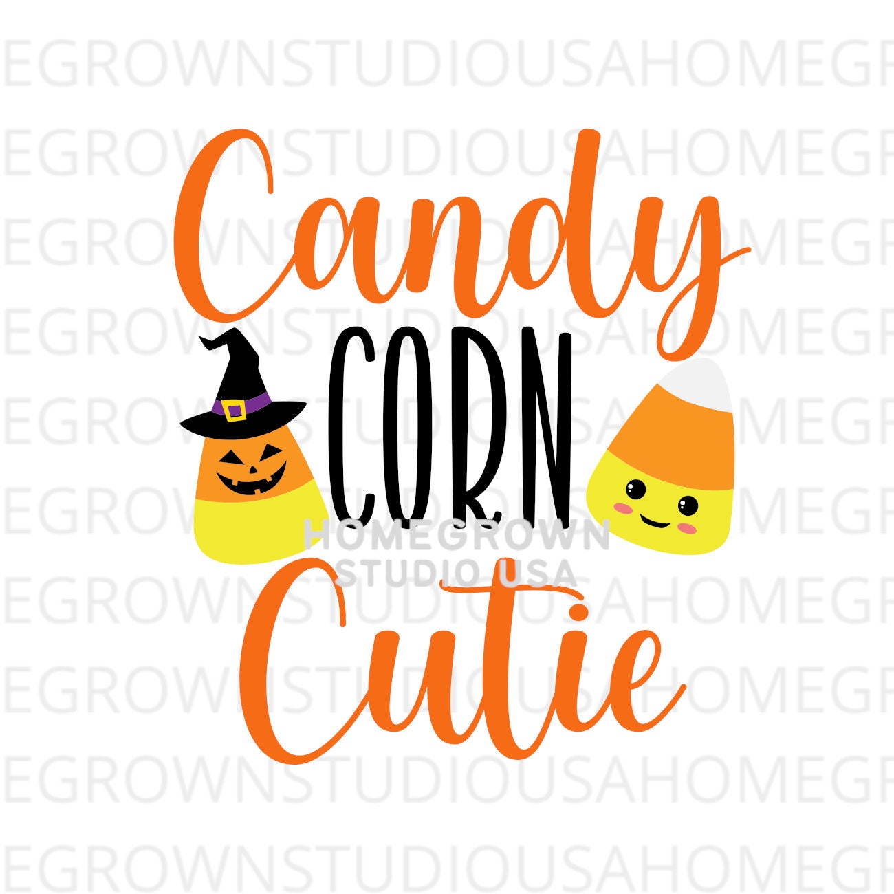 Candy Corn Cutie SVG Cute Halloween Svg Candy Corn Svg - Etsy